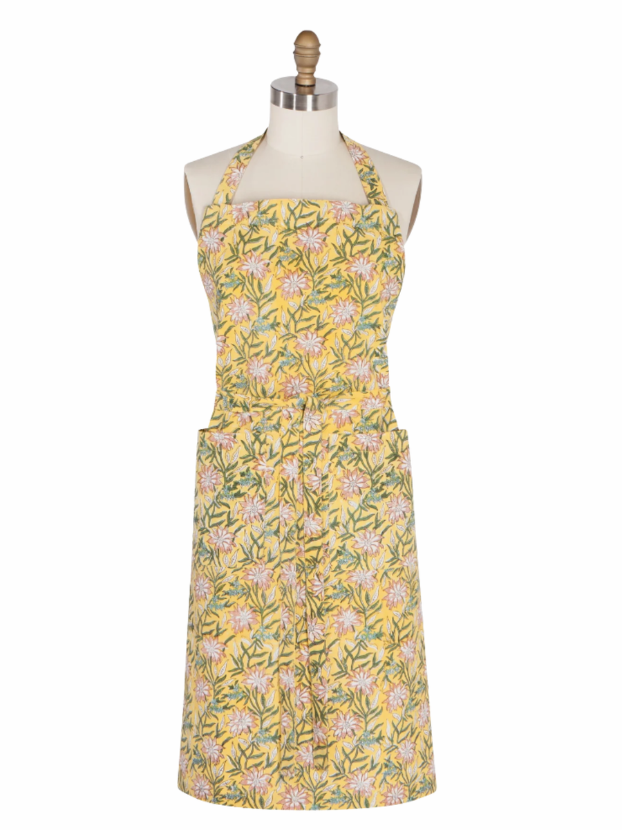 Block Print Apron – The Soap Dispensary and Kitchen Staples