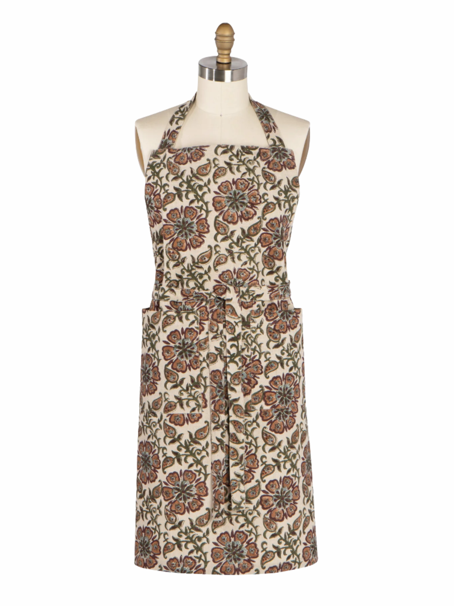 Block Print Apron – The Soap Dispensary and Kitchen Staples