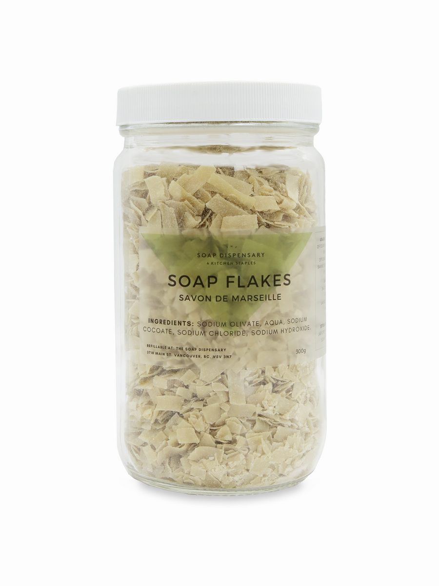 Soap Flakes 32oz Jar – The Soap Dispensary and Kitchen Staples